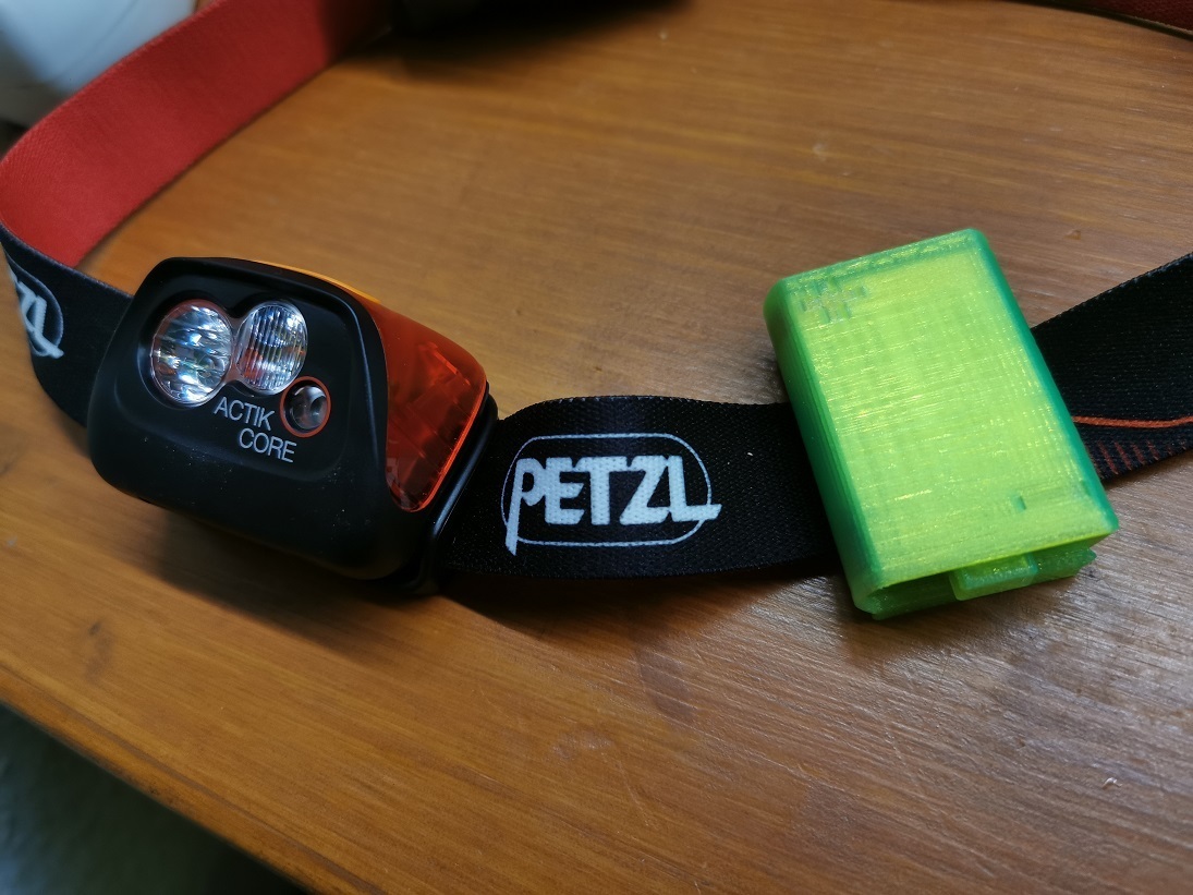 Free 3D file Petzl Actik Core battery holder・Design to download and 3D ...