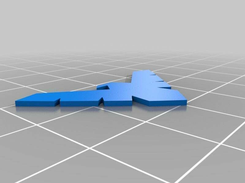 Free STL file Nightwing Logo・3D print design to download・Cults