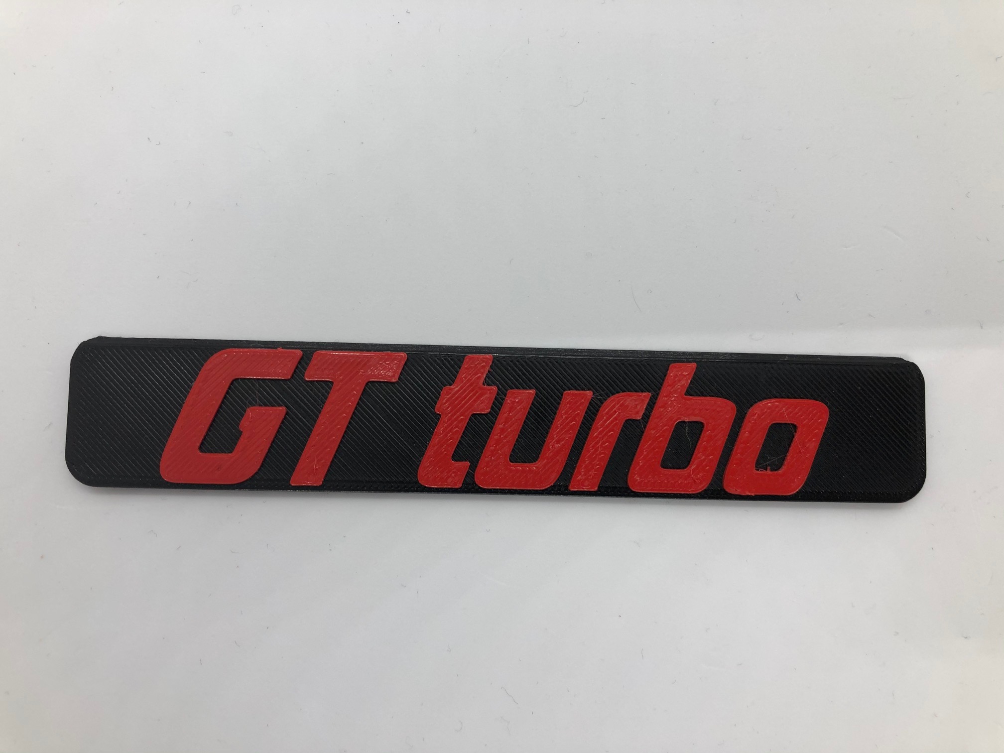 Free STL file gt turbo emblem・3D printable model to download・Cults