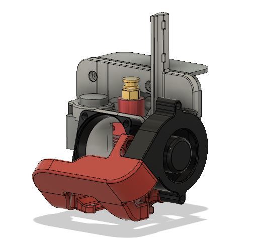 Free STL file Creality CR10S Pro Hotend mount and Part Cooling + BLTouch mount 🧞‍♂️・3D printer ...