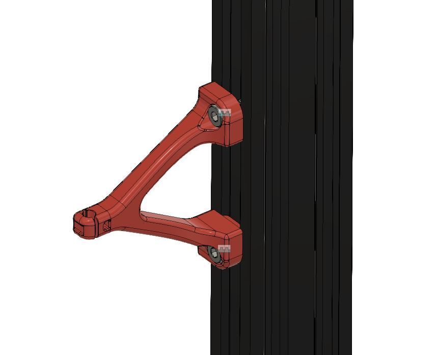 Free STL file Filament guide mount- V slot rail 🪢・3D printable object ...