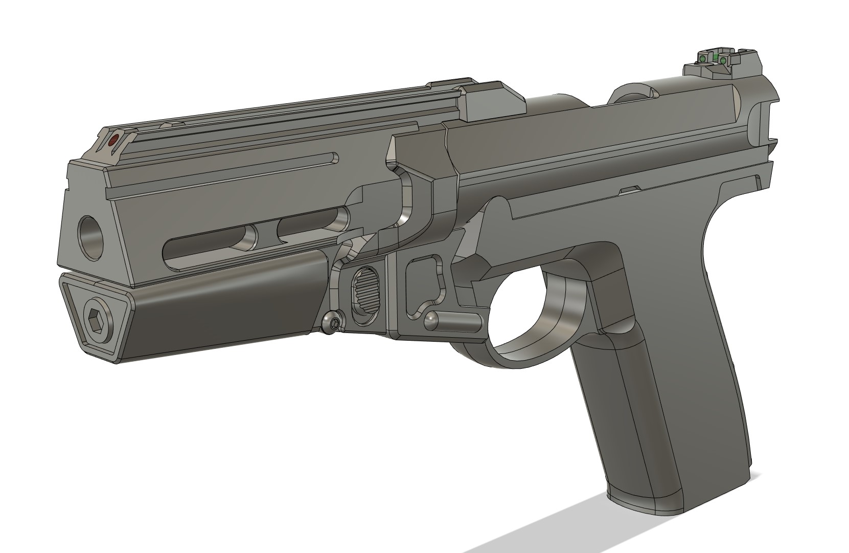 STL file AAP-01 Barrel Mod B・3D print design to download・Cults