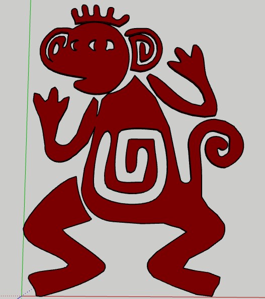 Файл STL Inca Monkey Wall decoration. 🐒・Модель для загрузки и 3D печати ...