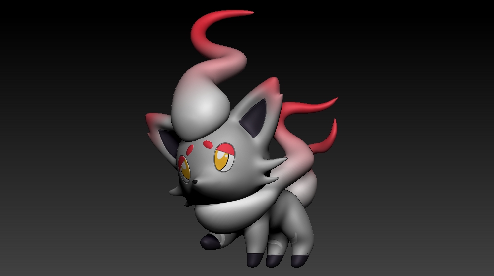 STL file pokemon hisui zorua・Model to download and 3D print・Cults