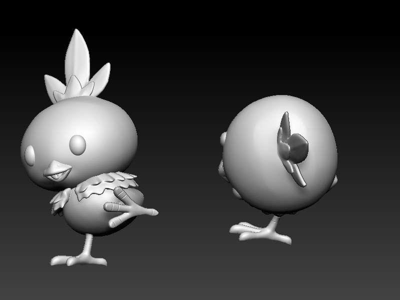 Archivo STL Pokemon Torchic (solo)・Diseño de impresión en 3D para ...