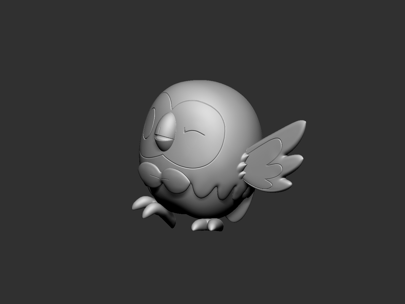 STL file pokemon rowlet・3D print design to download・Cults