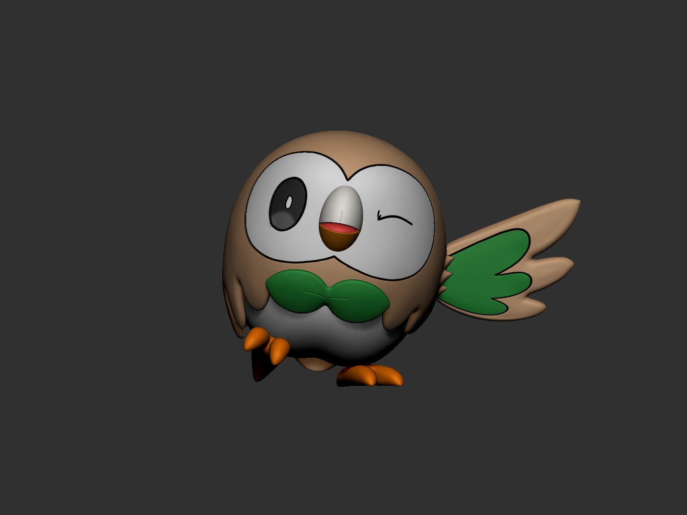 STL file pokemon rowlet・3D print design to download・Cults