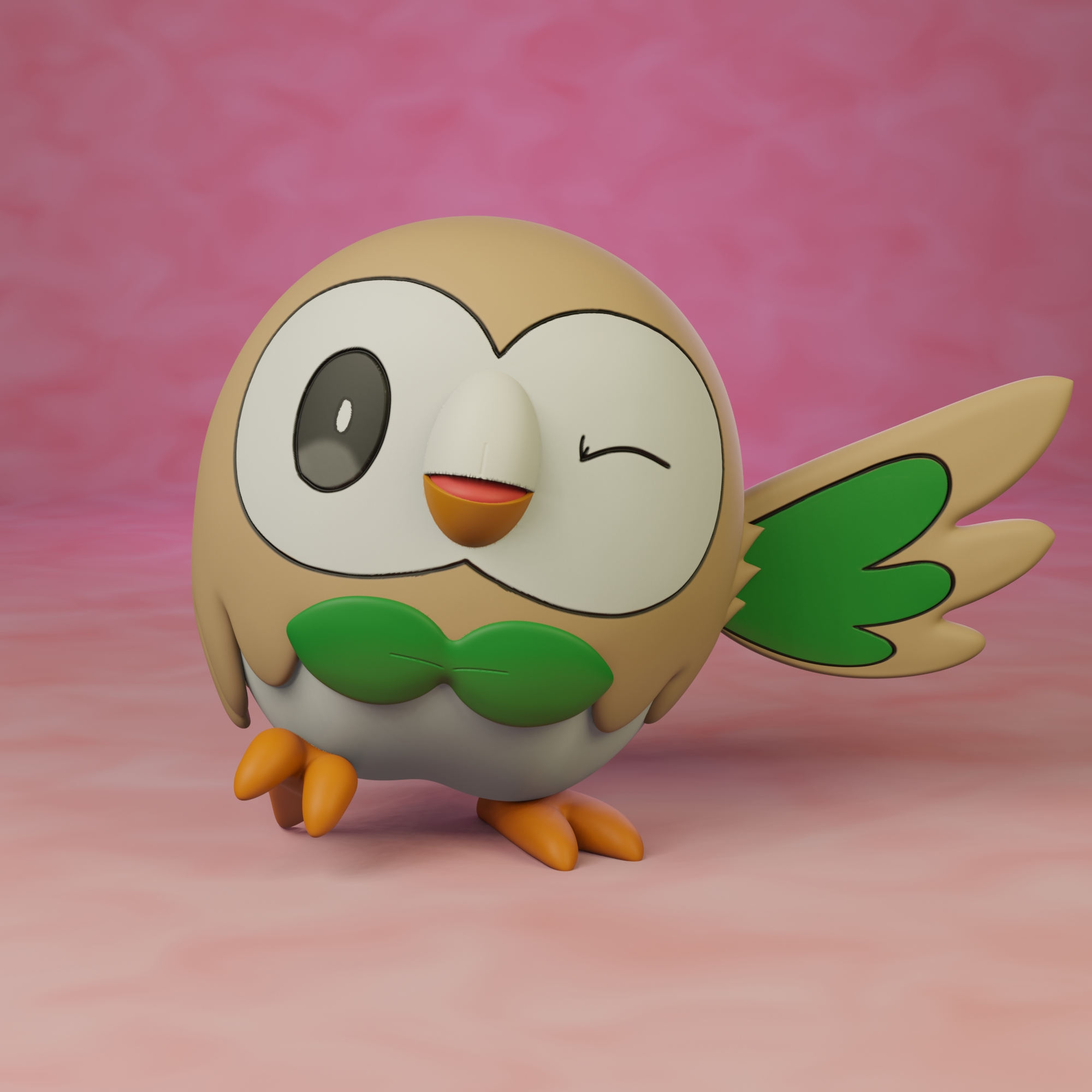 STL file pokemon rowlet evolution pack・3D printing design to download・Cults