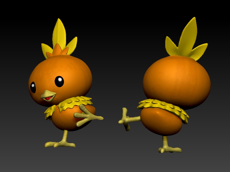 Archivo STL Pokemon Torchic (solo)・Diseño de impresión en 3D para ...