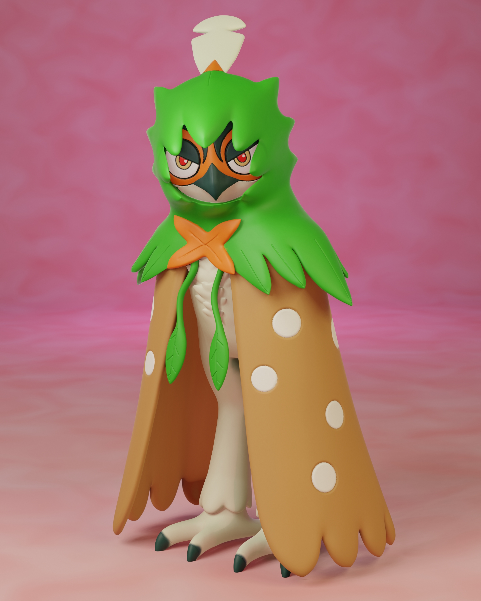 Archivo STL pokemon decidueye・Diseño para descargar y imprimir en 3D・Cults