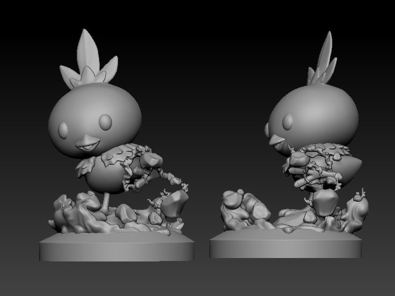 STL file Pokemon Torchic・3D printer design to download・Cults