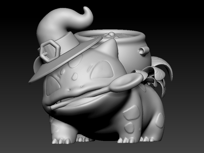 STL file Pokemon Bulbasaur Halloween・3D printing idea to download・Cults