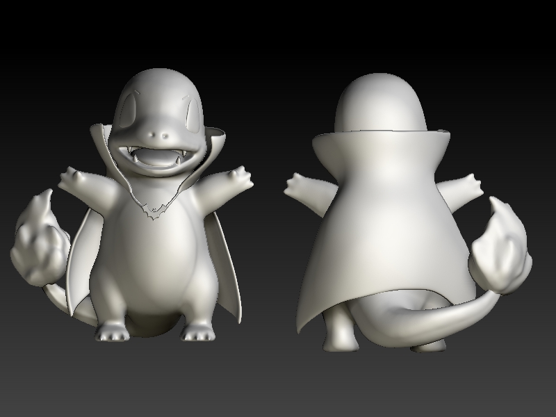 STL file Pokemon Charmander Halloween・3D printing model to download・Cults