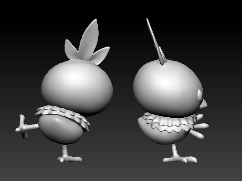 Archivo STL Pokemon Torchic (solo)・Diseño de impresión en 3D para ...