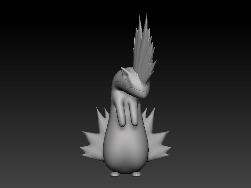 STL file pokemon quilava・3D printer design to download・Cults