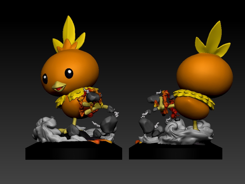STL file Pokemon Torchic・3D printer design to download・Cults