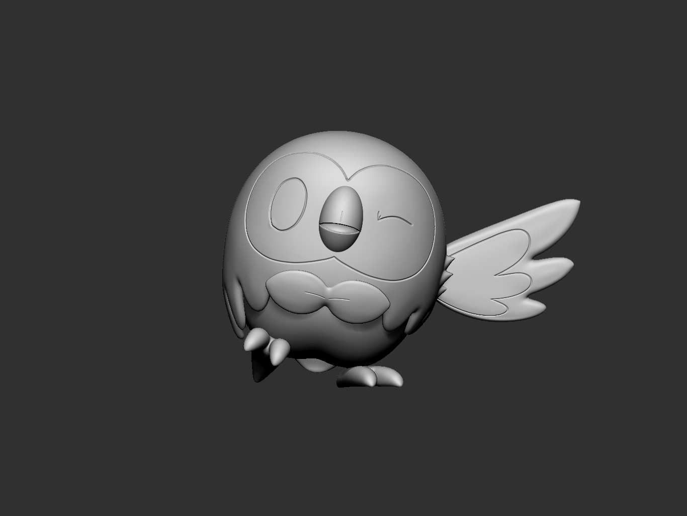 STL file pokemon rowlet・3D print design to download・Cults