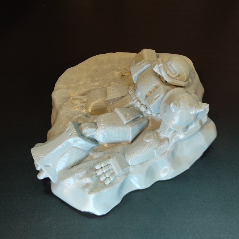 STL file Gunpla base _ Enemy down・3D printable design to download・Cults