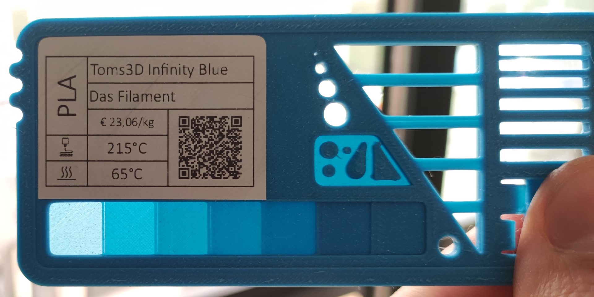 Free STL file Filament Swatch・Template to download and 3D print・Cults