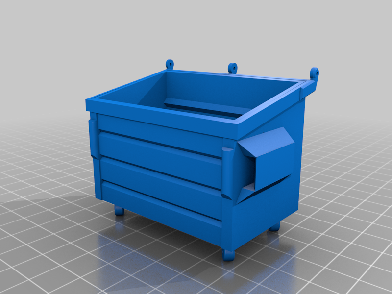 Free STL file Dumpster without glue・3D printing model to download・Cults