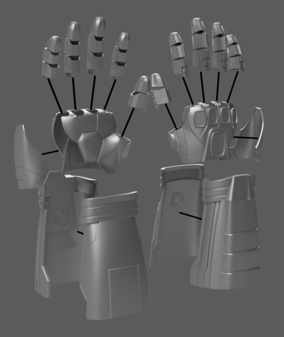 Free STL file Nano Gauntlet Endgame 🦸・3D printable model to download・Cults