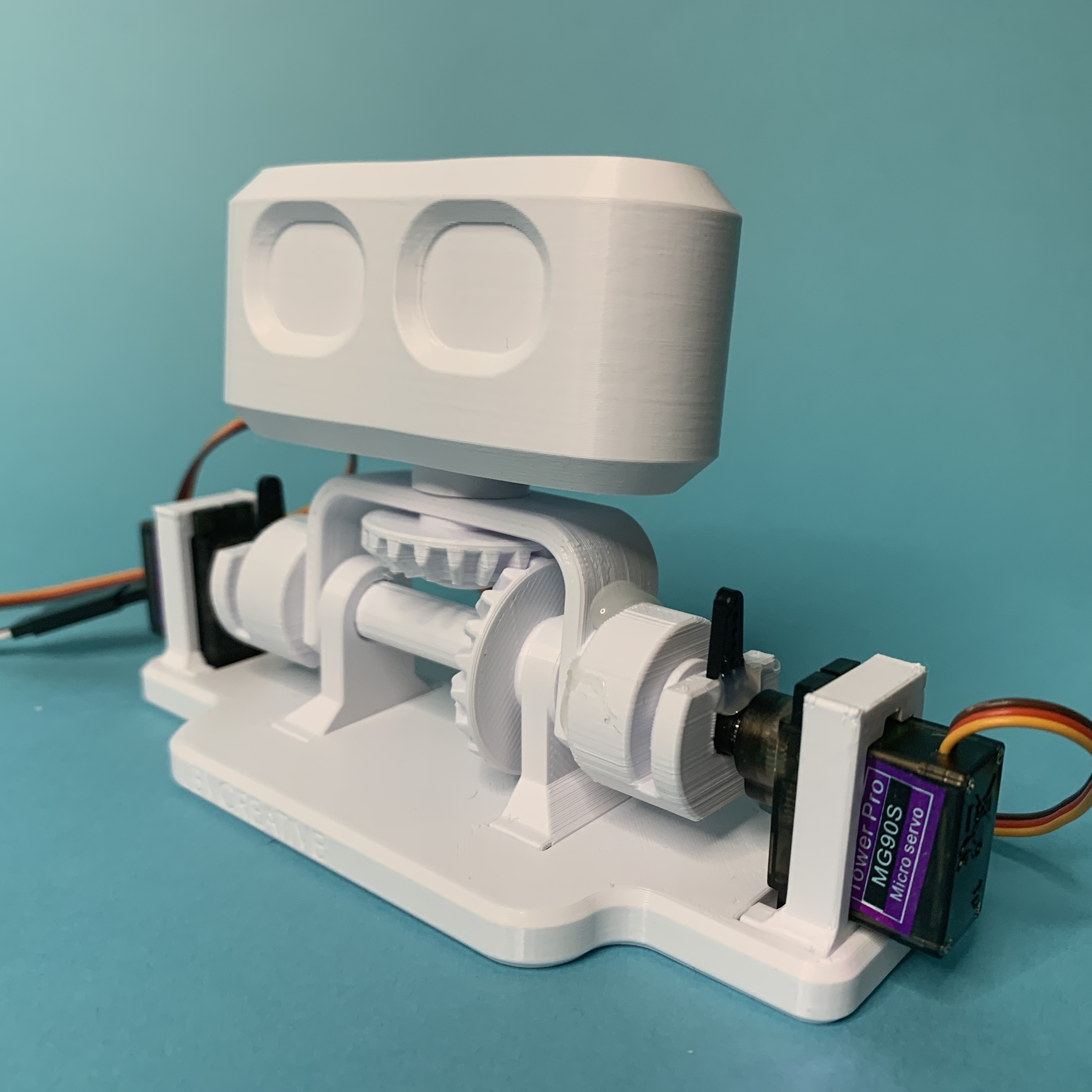 Free 3D file RobBob the 2 DOF Robot Head 🤖・3D print design to download ...