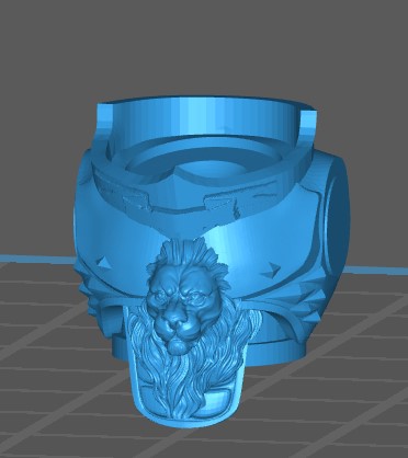 OBJ file Gloomy Lion Chest Plate・3D printable model to download・Cults