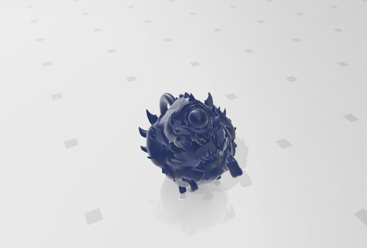 Free 3D file Doom Cacodemon Keychain 🗝️・3D print model to download・Cults