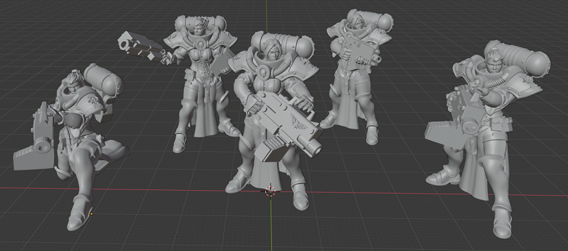 Fichier STL gratuit Meltagun et Multi-Melta pour Sisters of Battle ...