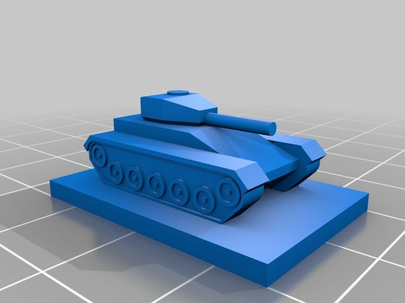 Free STL file Tank for Panzerkampf・3D print model to download・Cults