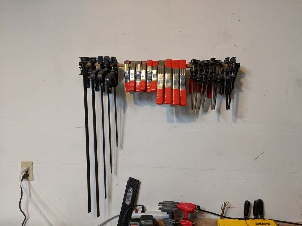 Free STL file Woodworking Clamp Rack Bracket 🗜️・Object to download and ...