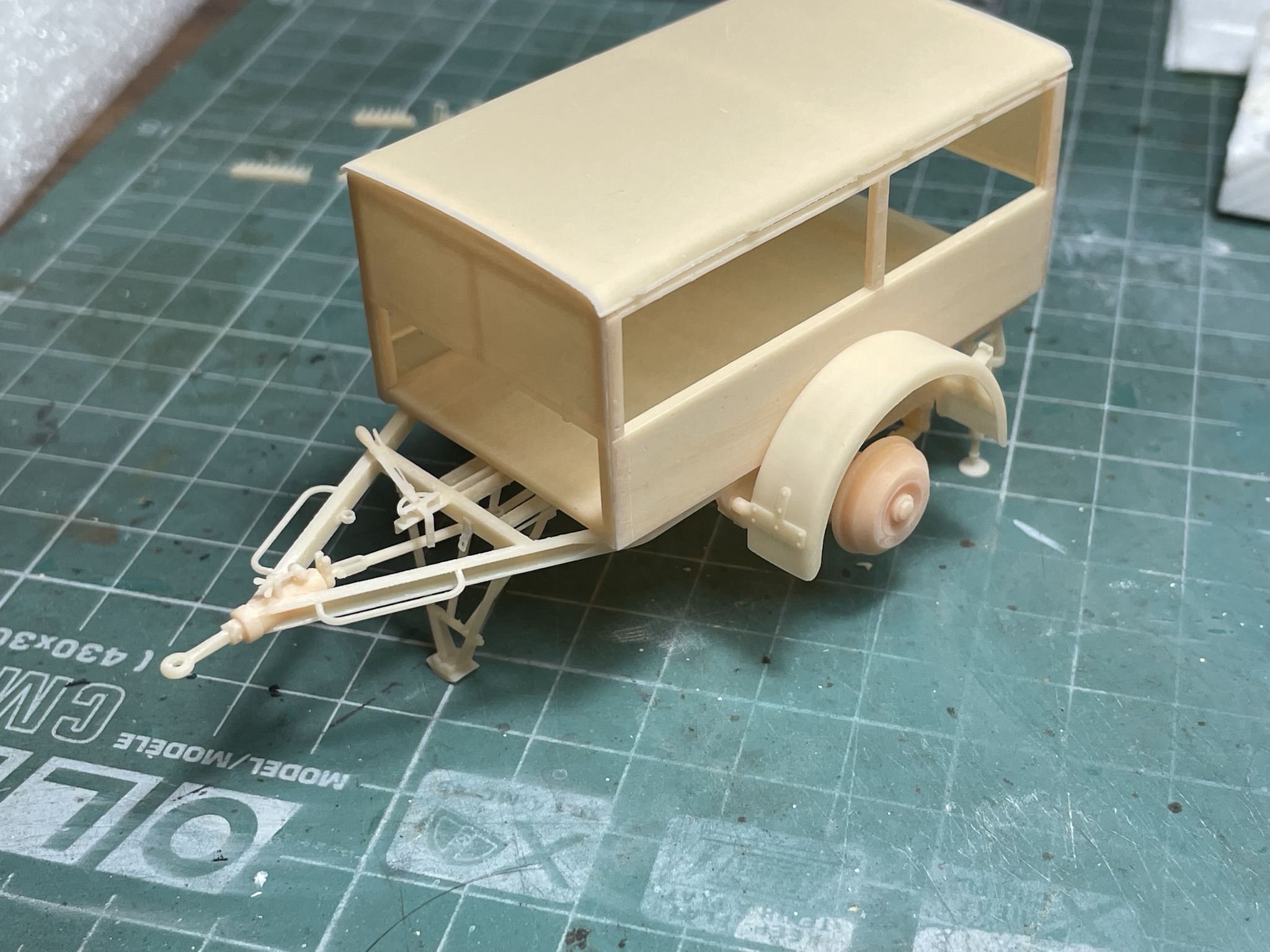 3D file 1/35 scale Sd.Ah.56/57 ammunition trailer 🚐・3D printing design ...