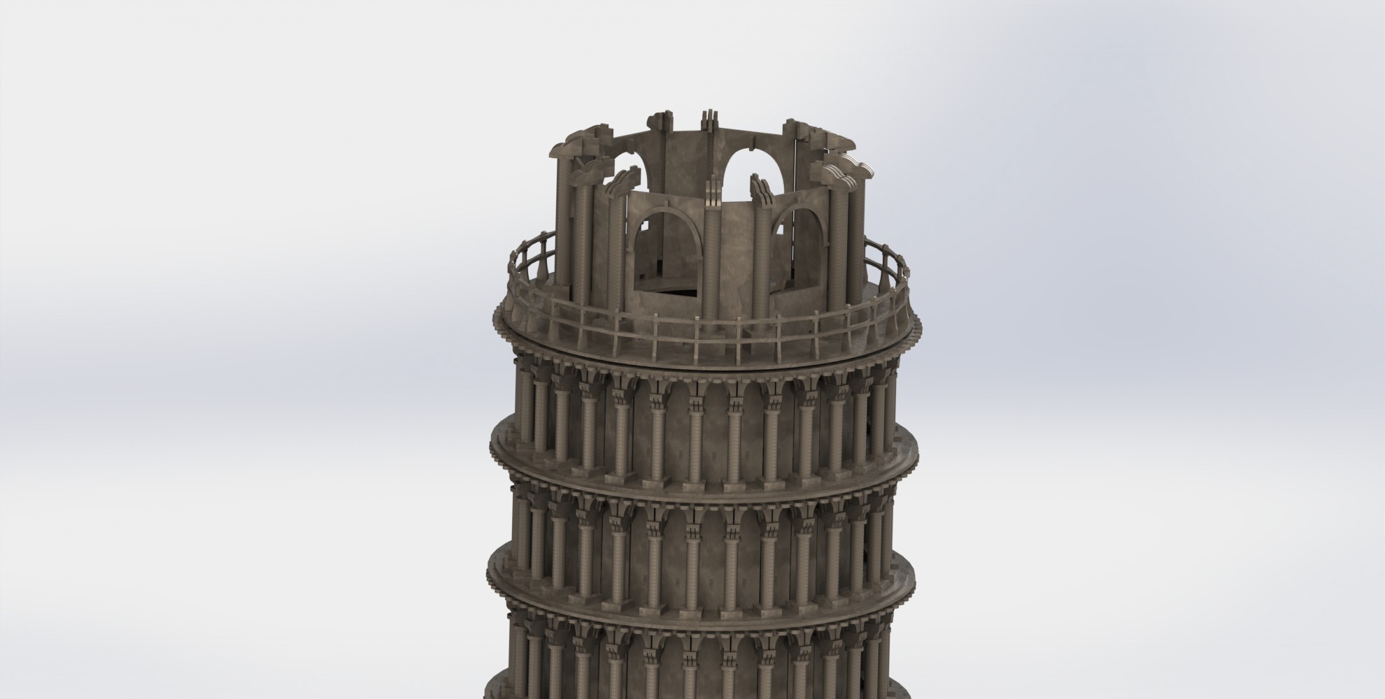 Free STL file Tower of Pisa, 3D MODEL FREE DOWNLOAD 🆓・3D printing model ...