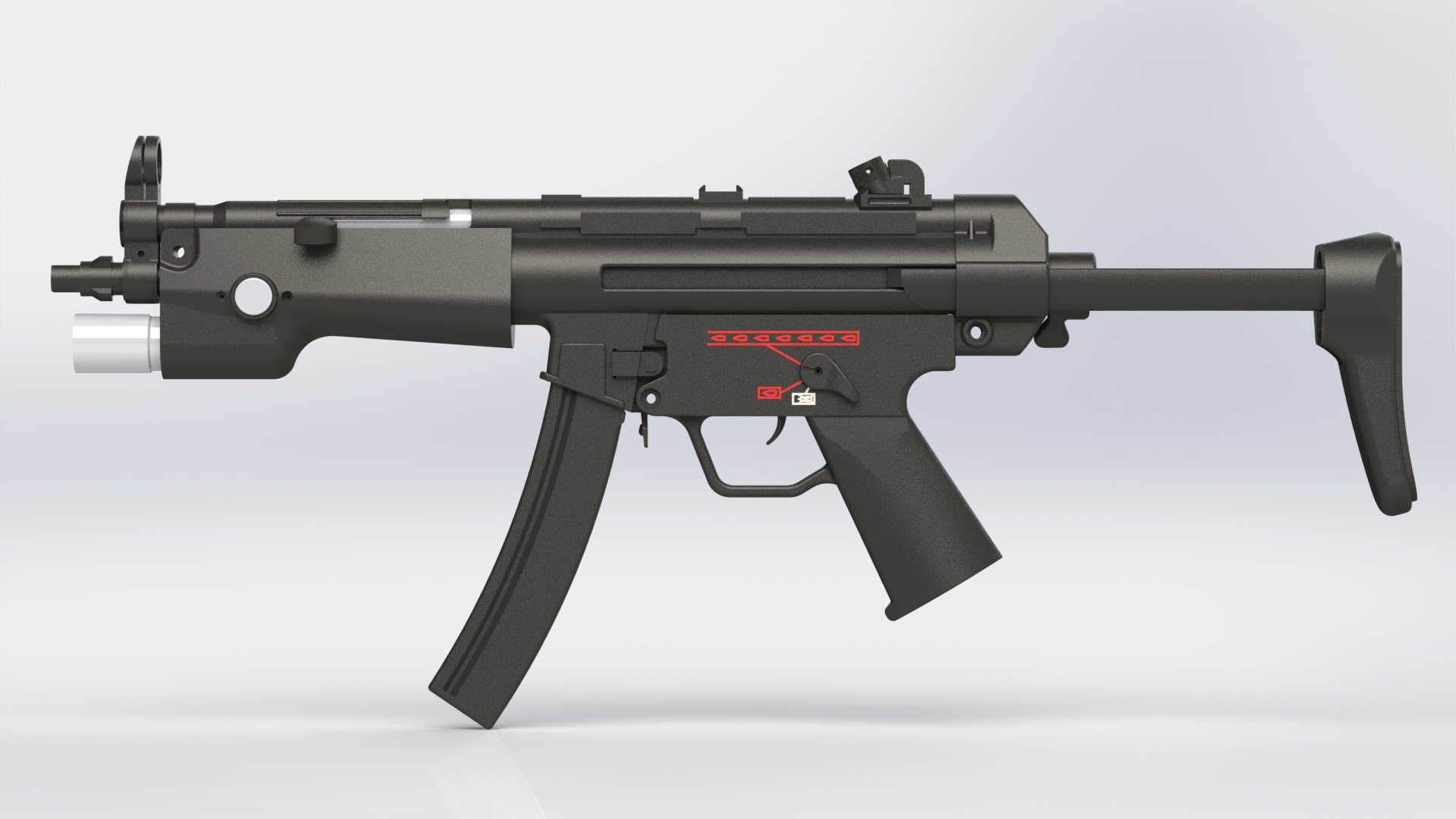 Free 3D file GUN MODEL, CNC PLASTIC DECOR, 3D GUN MODEL 🔫・3D print ...