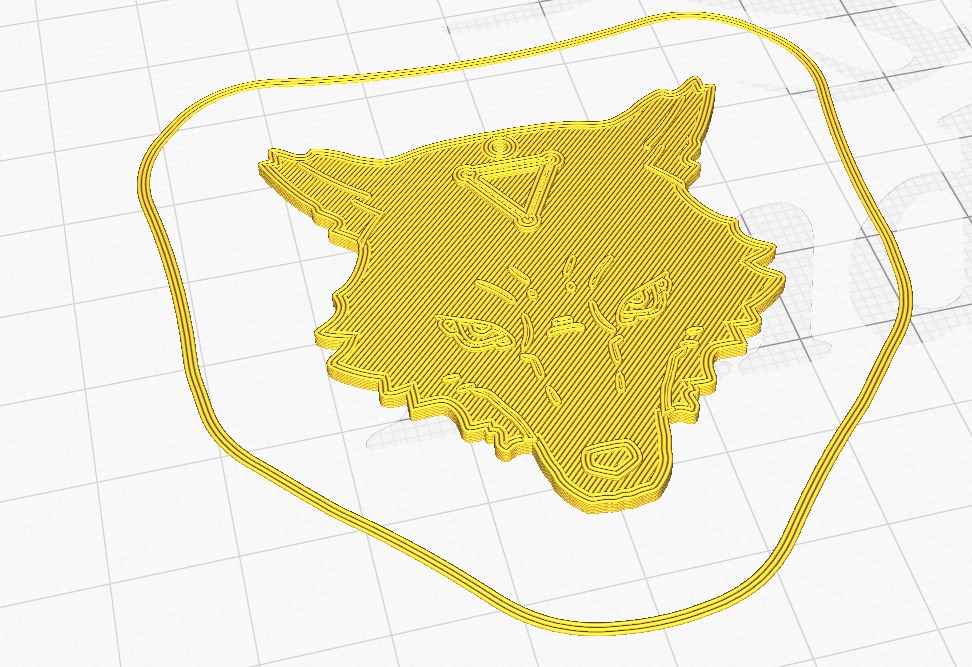 Archivo STL earrings jade wolf /Lobos de jade (jujutsu kaisen)・Modelo ...