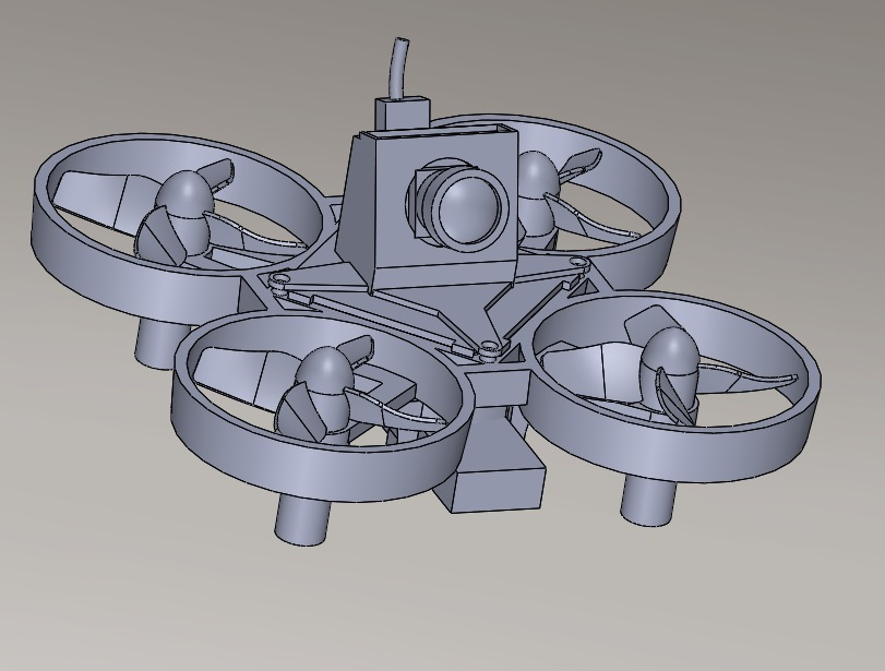 Free 3D file Mini Quad Frame and Camera Mount・Template to download and ...