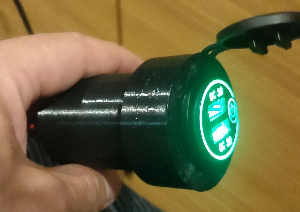 Free 3D file 12V car socket holder・3D printing design to download・Cults