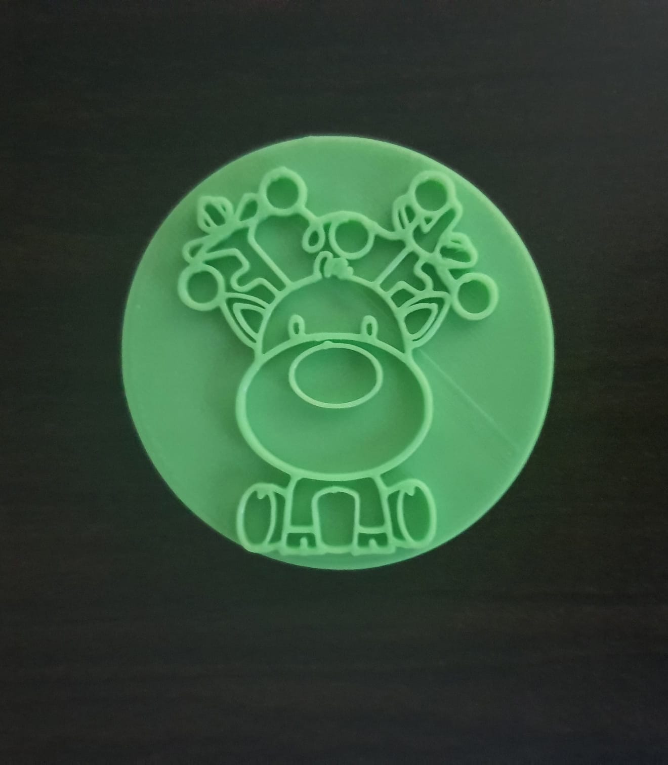 Archivo STL sello reno navidad 6 cm 🏠・Diseño de impresora 3D para ...