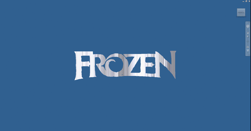 Archivo STL FROZEN ELSA FLIP TEXT・Plan de impresora 3D para descargar・Cults