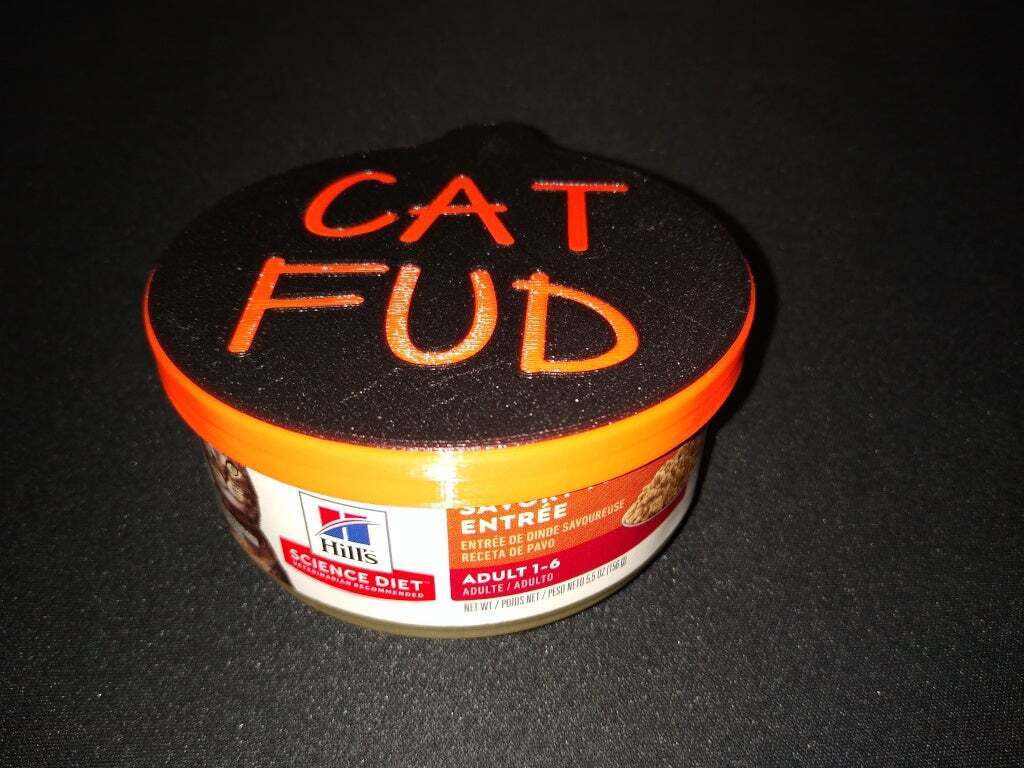 Free STL file Cat Food Lid・3D printer design to download・Cults