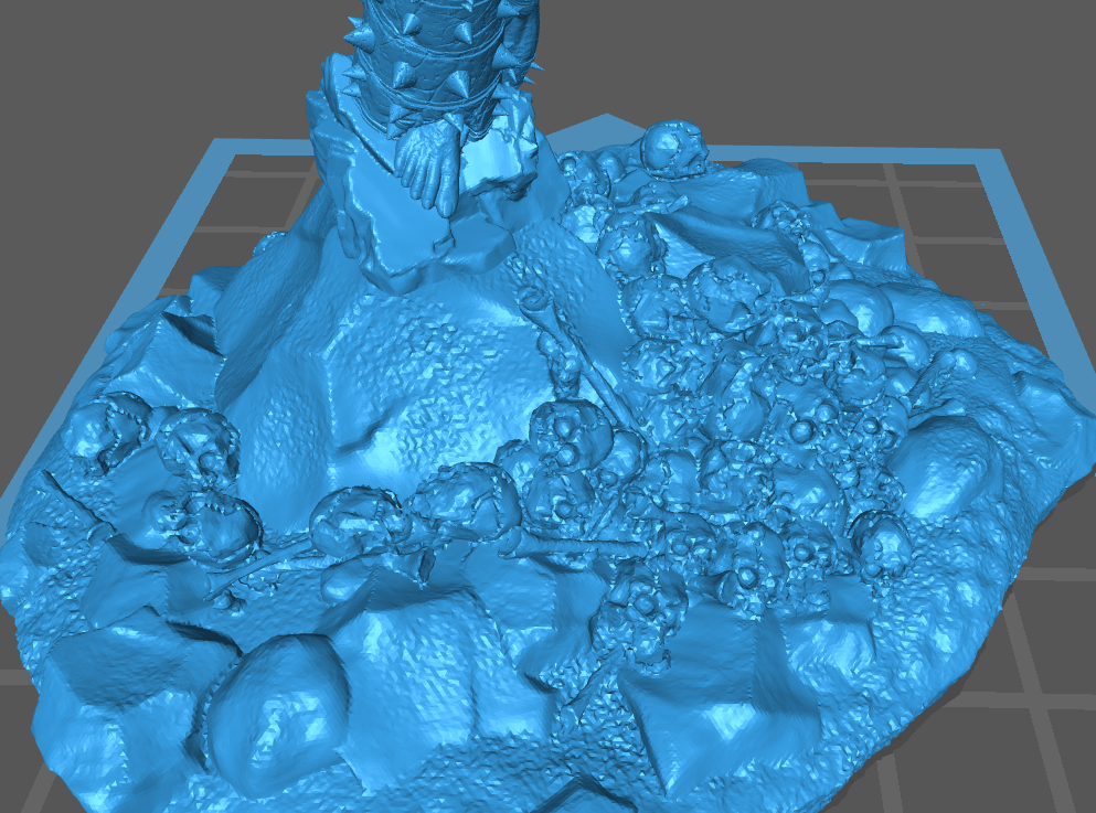 OBJ file Spawn With Battle Axe・3D printable design to download・Cults