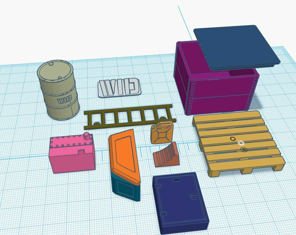 STL file Orlandoo 1/32 scale accessories by WID 👽・Template to download ...