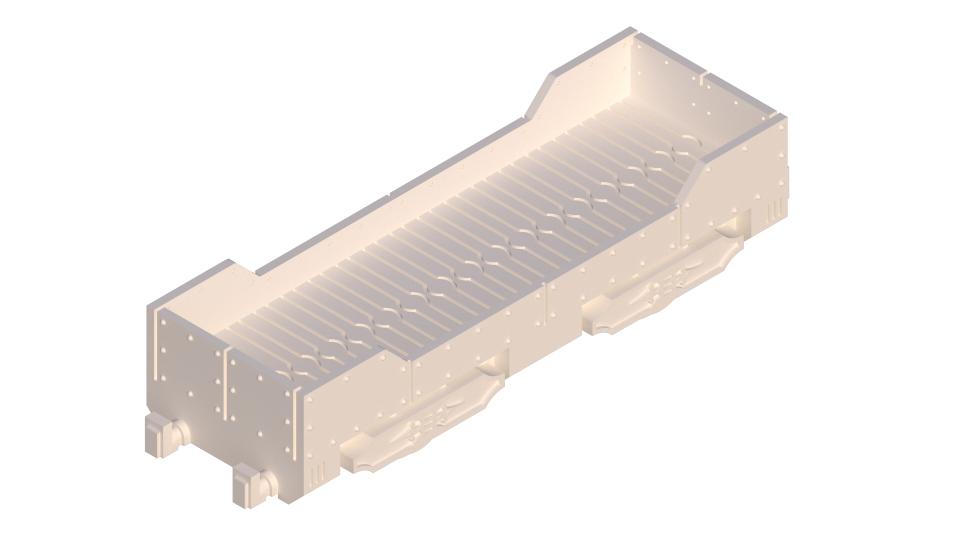 3D file Forge Train for 28mm Tabletop Gaming・3D print design to ...