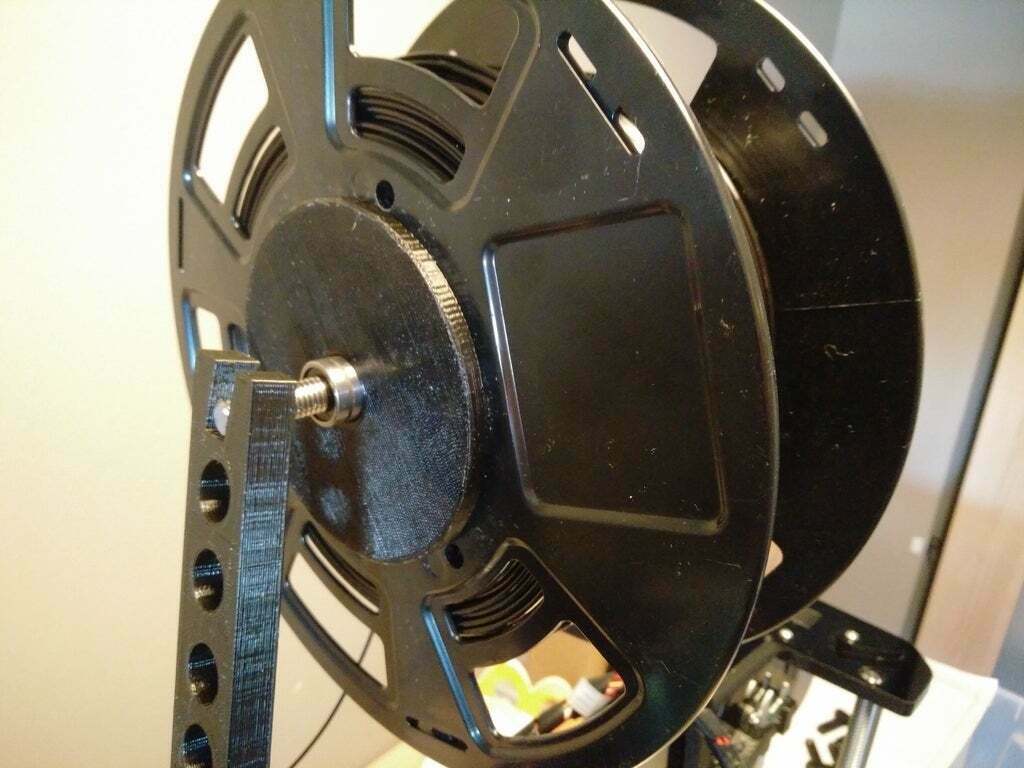 Free STL file Spool Filament Adapter with bearing・Template to download ...