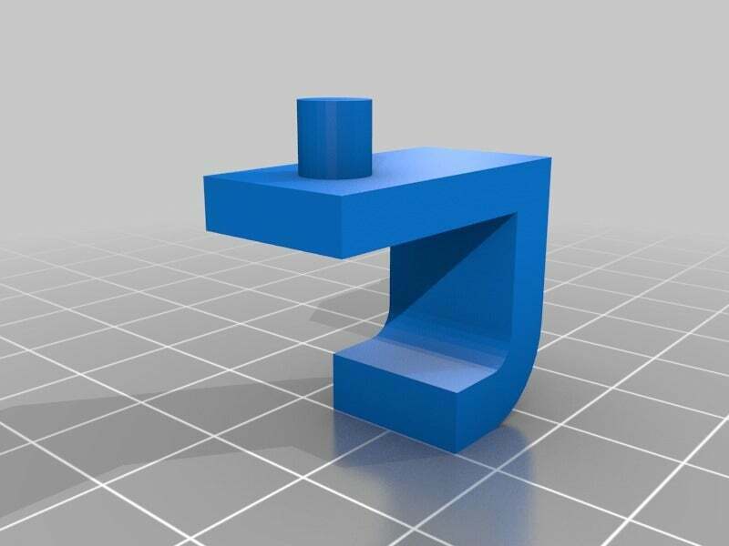 Free STL file Desk shelf mount hook・3D printing model to download・Cults