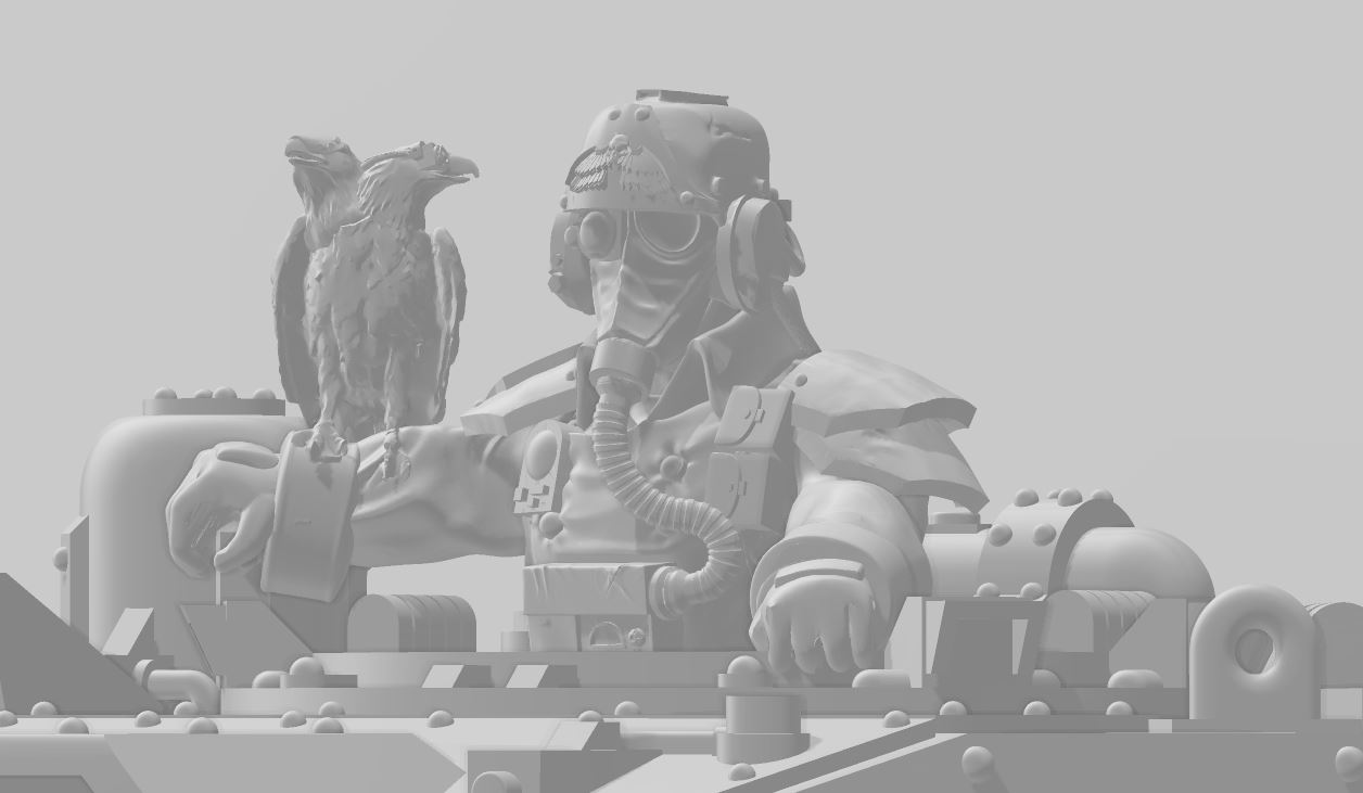 Free 3D file ChickenCommander2.0 🪖・Model to download and 3D print・Cults