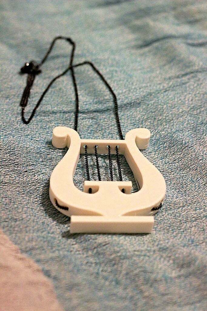 Free STL file Lyra string pendant 🎵・Design to download and 3D print・Cults