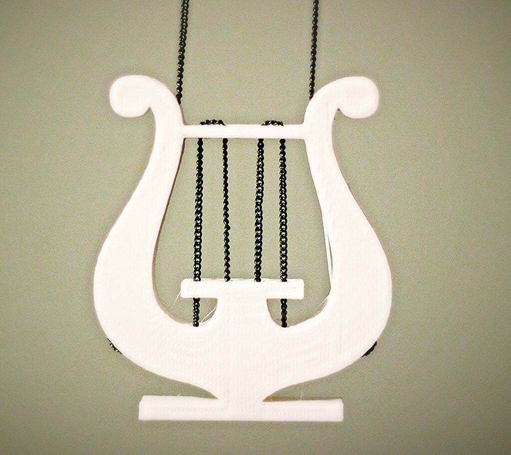 Free STL file Lyra string pendant 🎵・Design to download and 3D print・Cults