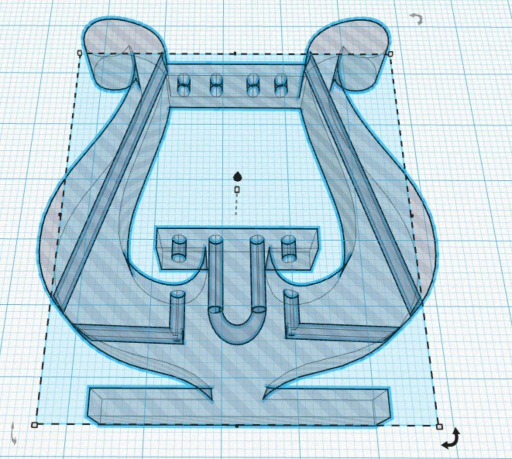 Free STL file Lyra string pendant 🎵・Design to download and 3D print・Cults