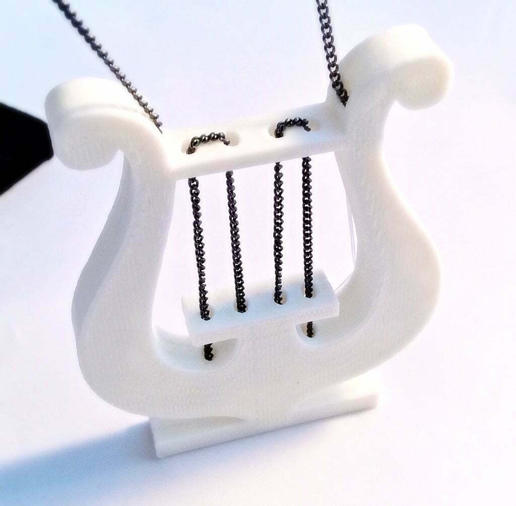 Free STL file Lyra string pendant 🎵・Design to download and 3D print・Cults